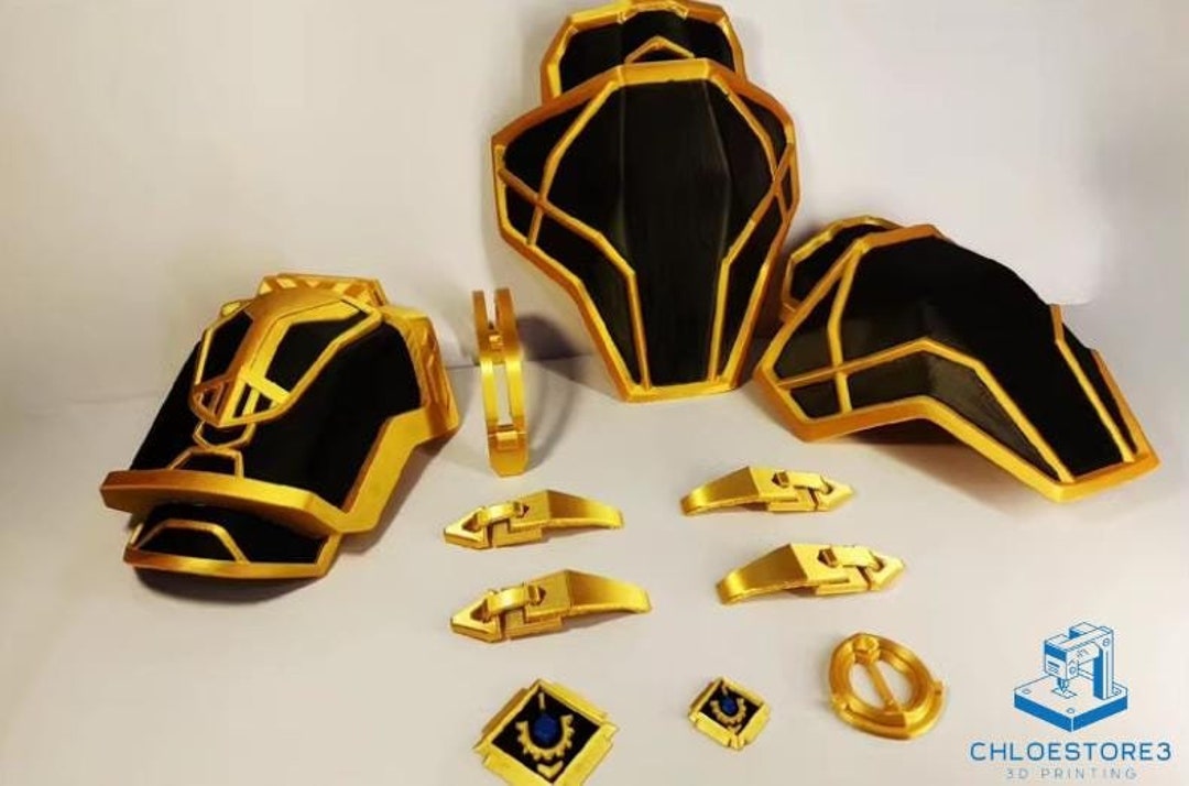 Caitlyn and Vi's Armor,piltover Enforcer Shoulder Pads Armor,perfect ...