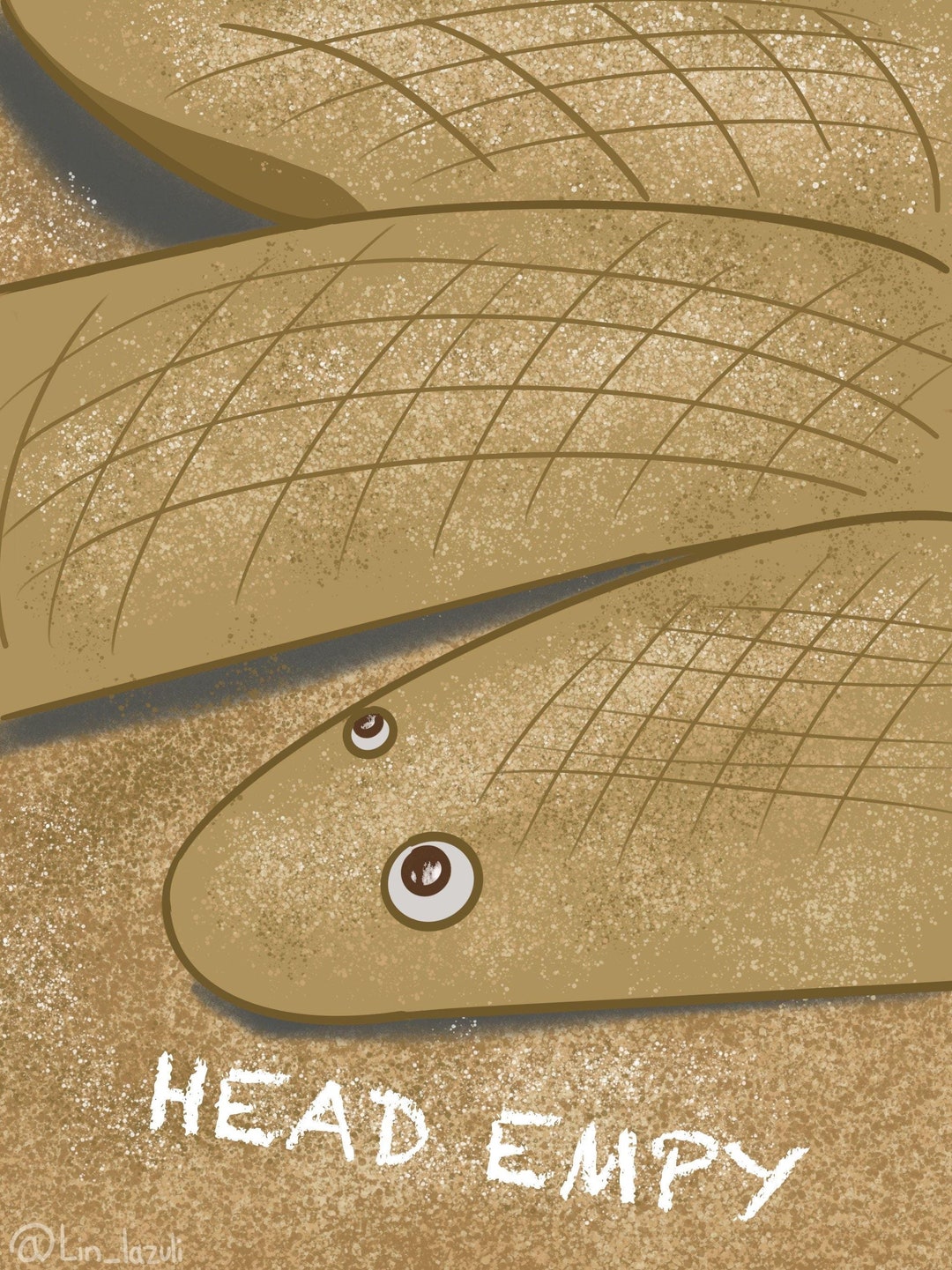 Arabian Sand Boa Poster - Head Empy - Etsy
