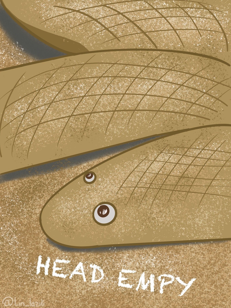 Arabian Sand Boa Poster - Head Empy - Etsy
