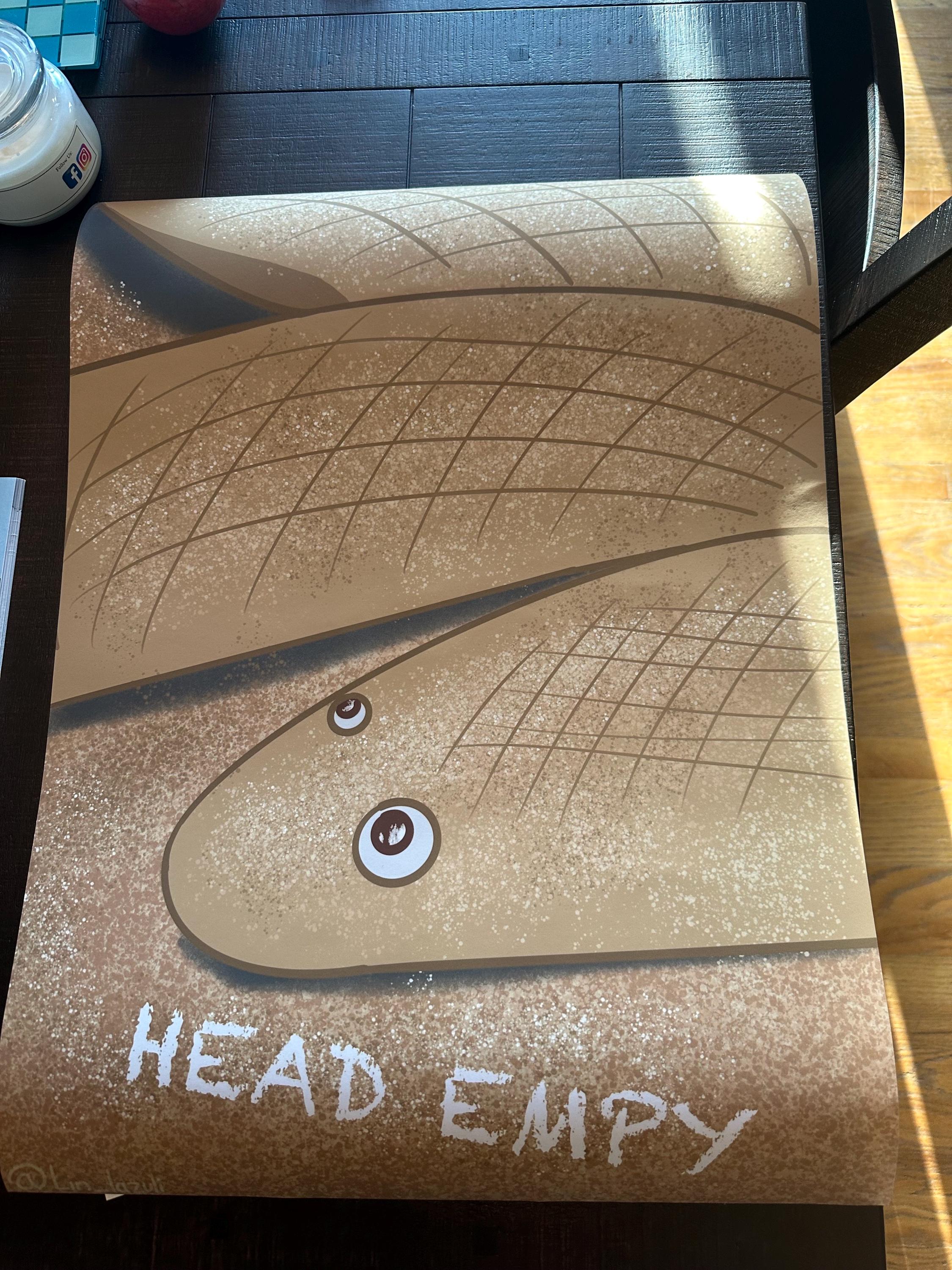 Arabian Sand Boa Poster - Head Empy - Etsy