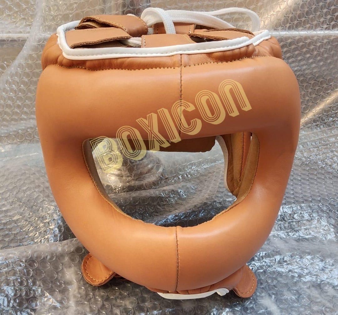 Leather Headguard, Boxing Head Gear, Kickboxing Equipment, MMA ...