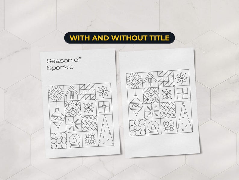 Geometric Coloring Pages, Christmas Coloring Page, Printable Christmas ...