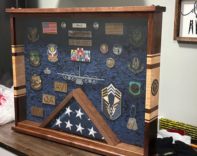 Military/police Shadow Box - Etsy