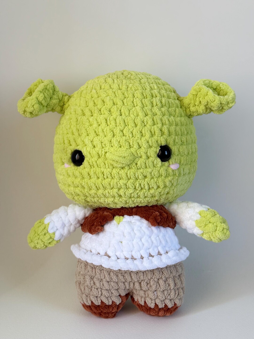 Jumbo Sized Head Shrek Amigurumi Plushie - Etsy