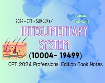 2024 CPT Surgery / Respiratory System Book Notes - Etsy