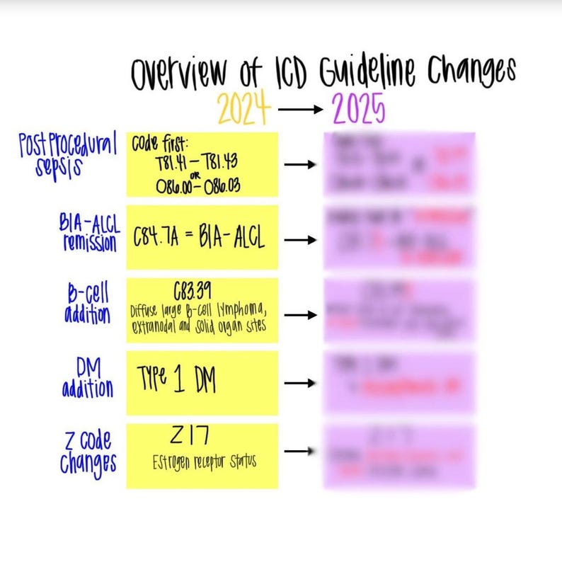 ICD-10-CM Guideline Notes (2025 - UPDATED) - Etsy