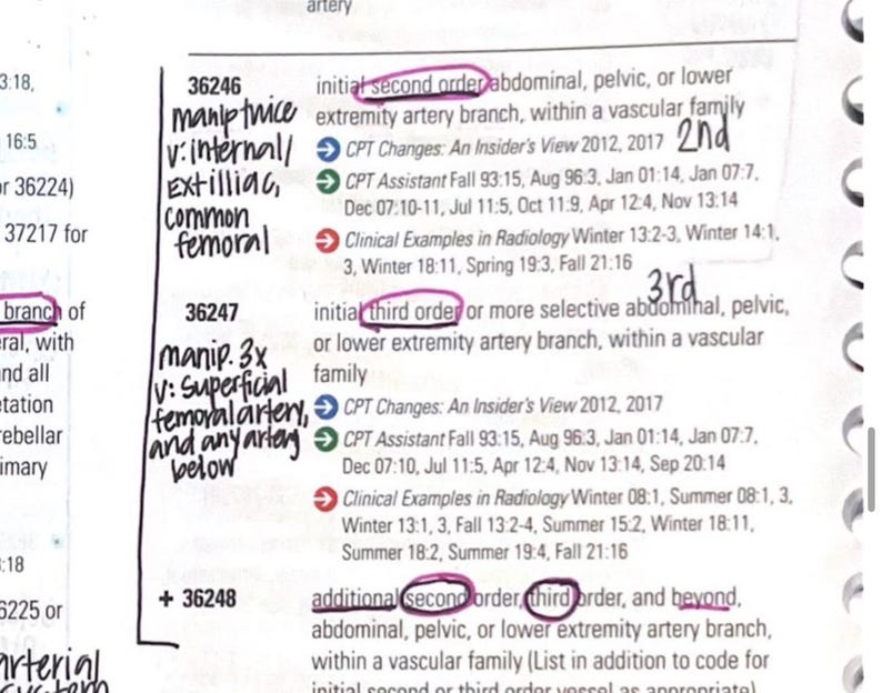 CPT Surgery / CARDIOVASCULAR + Heme-lymph System Book Notes (2025 ...