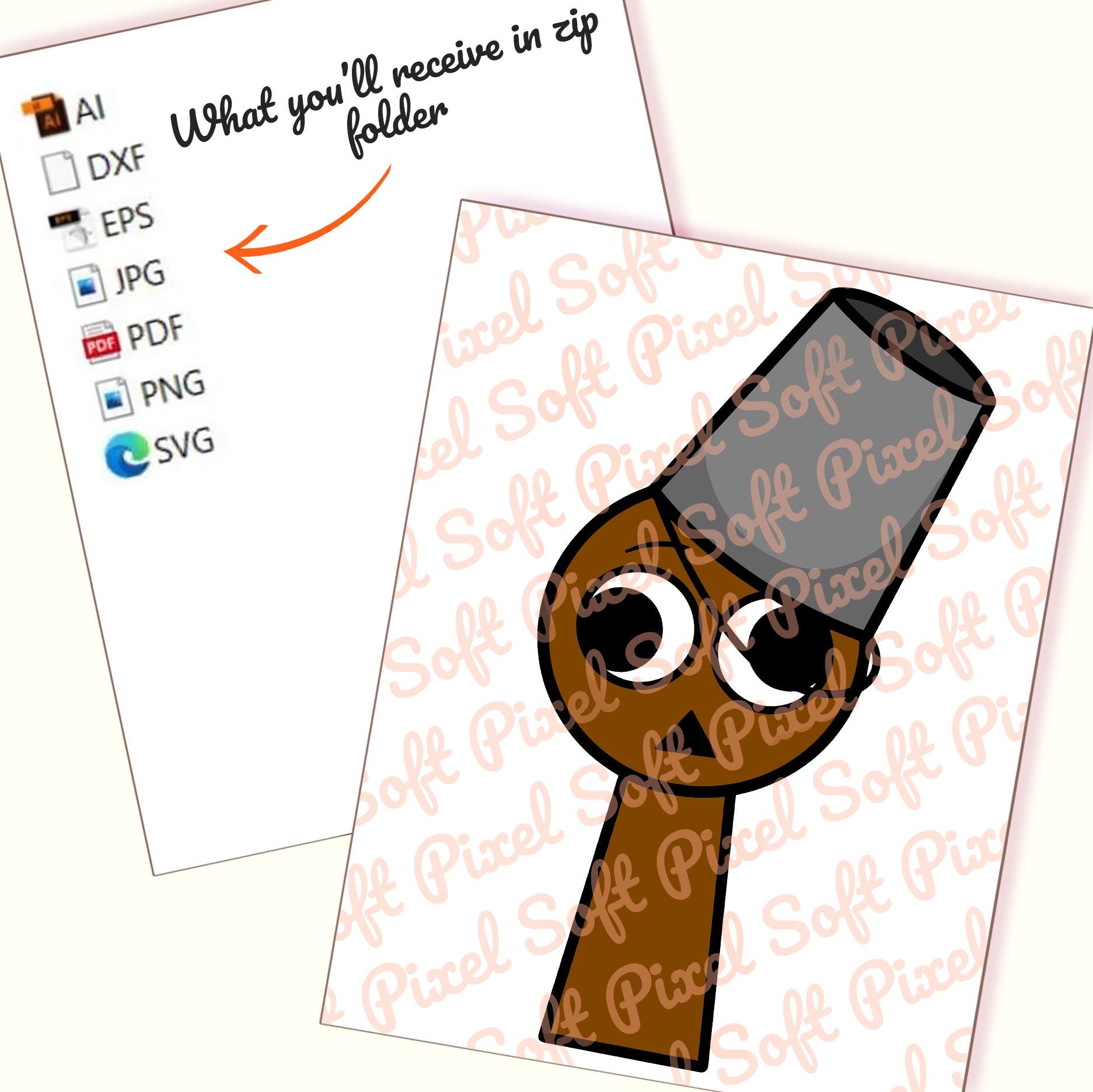 7 Incredibox Sprunki SVG Incredibox Sprunki Shirt Motiv Incredibox ...