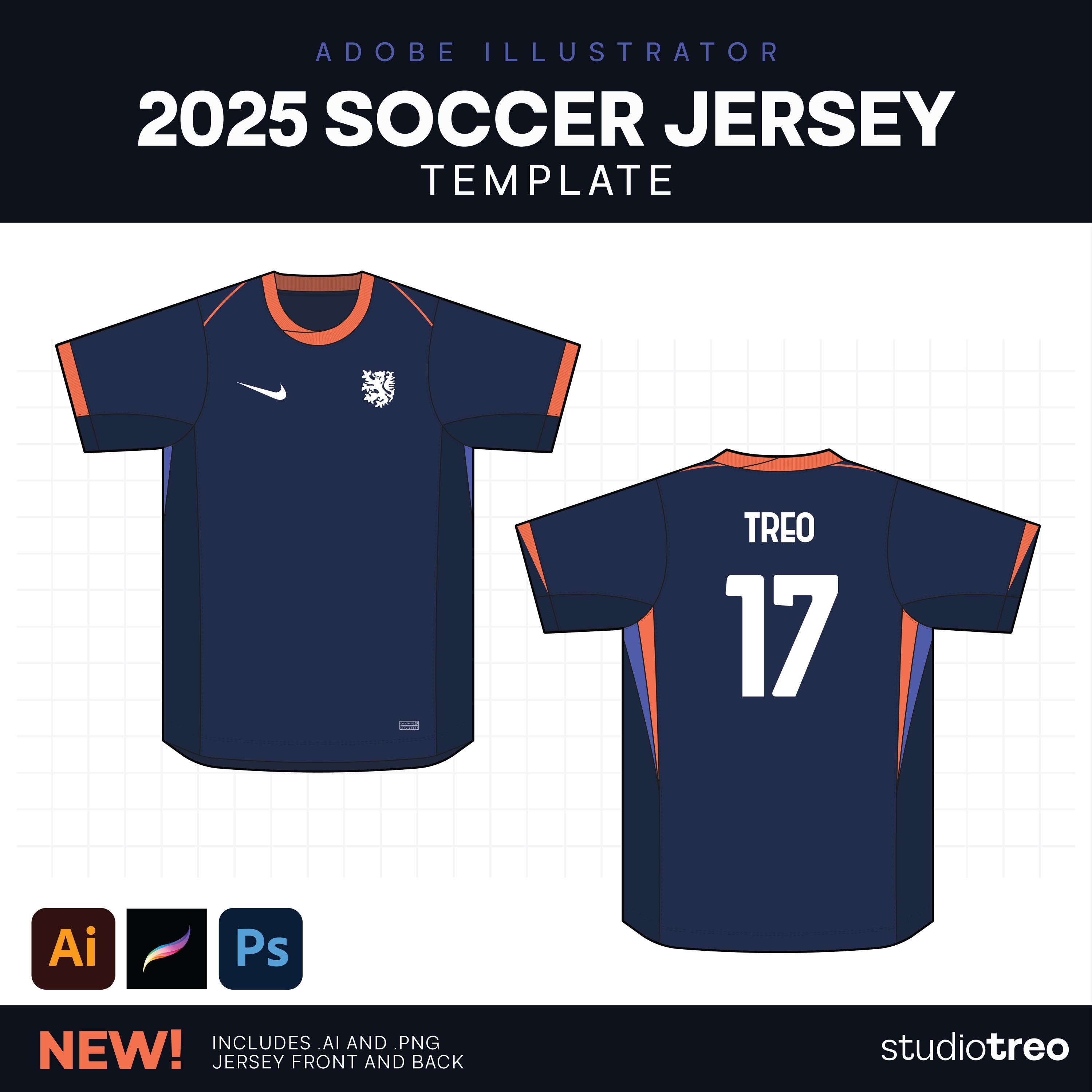 Editable Football Jersey Vector Mockup | Customizable Jersey Design ...