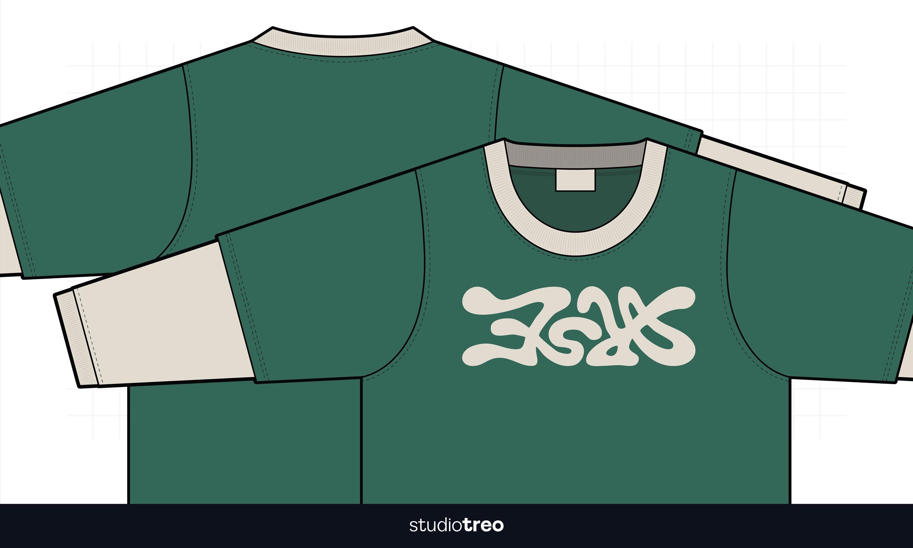 Editable Long Sleeve T-shirt Vector Mockup | Design Template ...