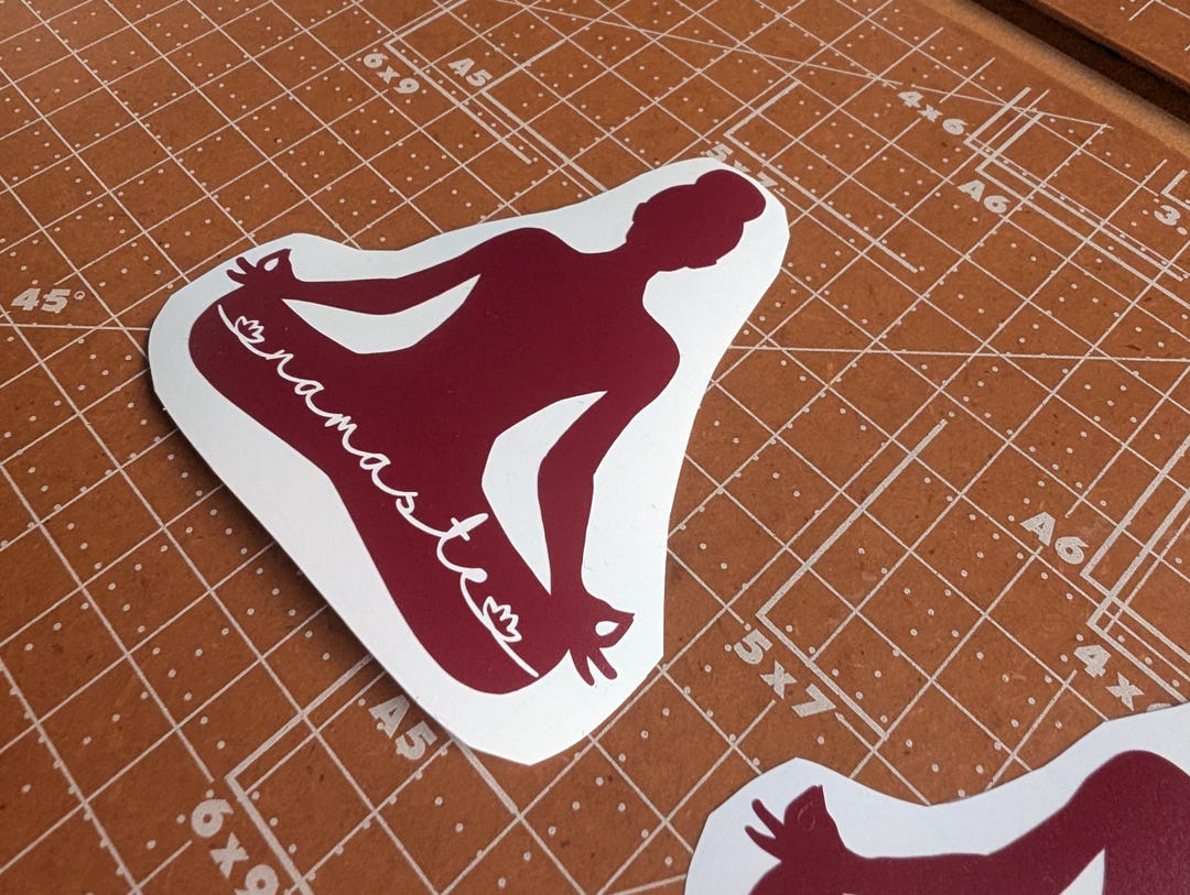 Namaste Sticker; Namaste; Meditation Sticker; Yoga Sticker; Peace ...