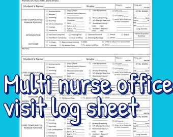school nursing documents