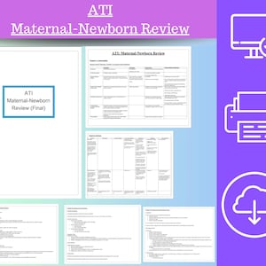 The Complete ATI Maternal Newborn Nursing Study Guide: Essential Insights & Proctored Exam Prep ...