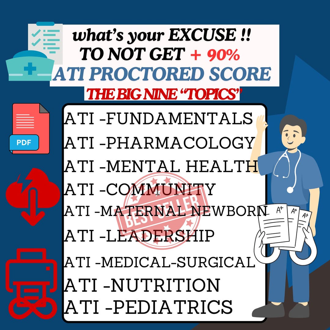 The Ultimate ATI Guide Study Passe Ati Exit Exams ,comprehensive ...