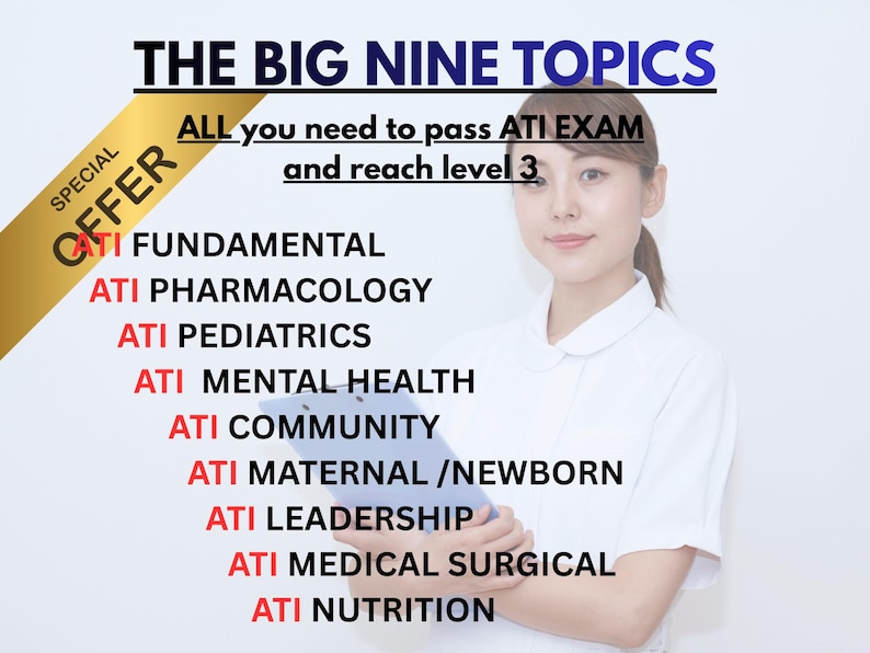 The Ultimate ATI Guide Study Passe Ati Exit Exams ,comprehensive ...
