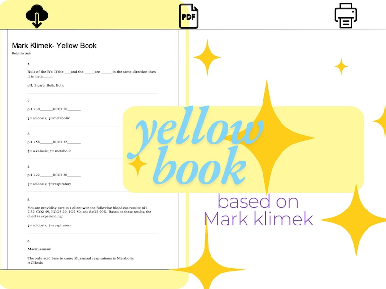 The Best Mark K Yellow Book NCLEX Review: Mark K Yellow Bookperfect for ...
