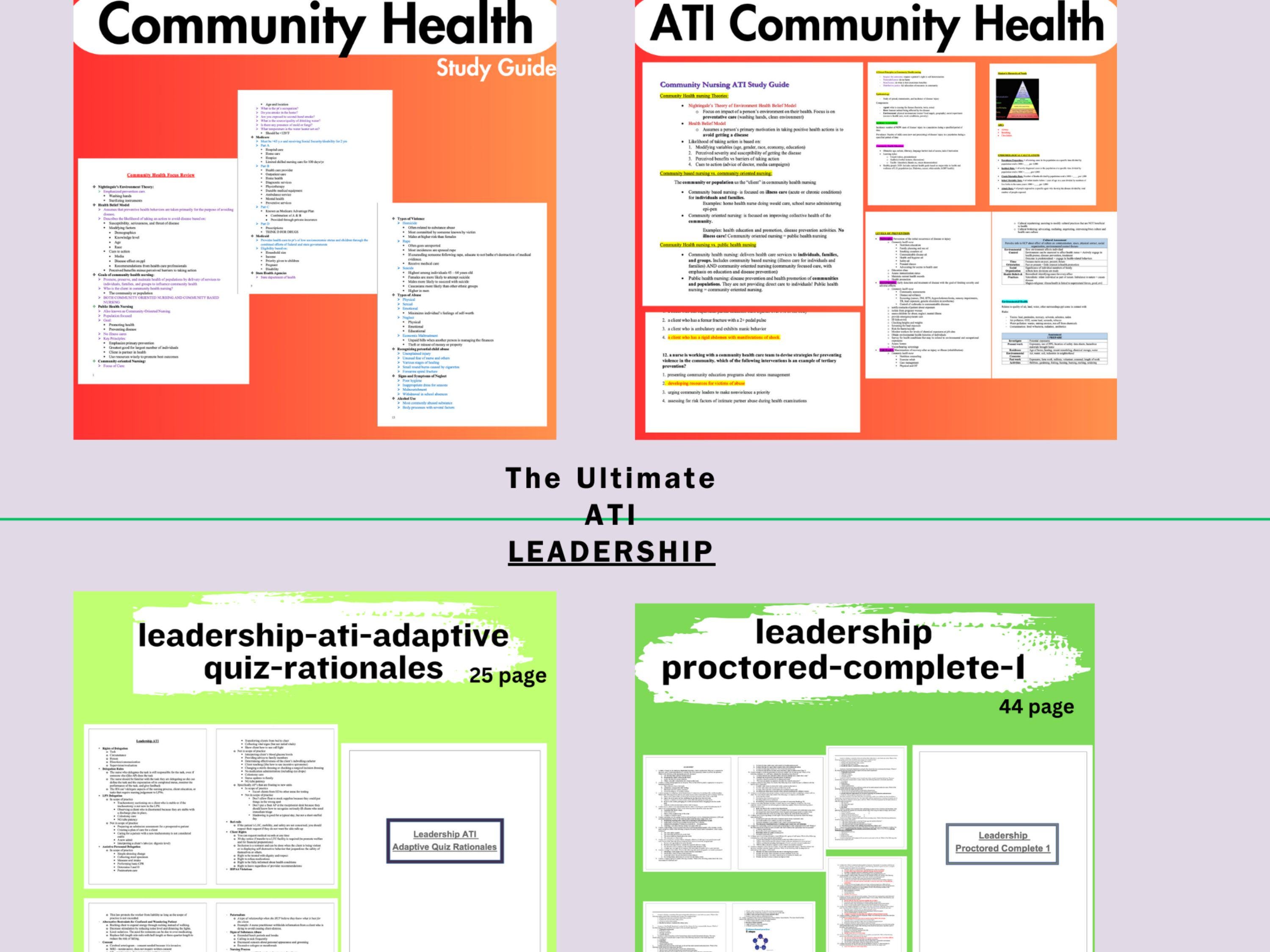 The Ultimate ATI Guide Study to Reach Level 3, Passe Ati Exit Exams ...