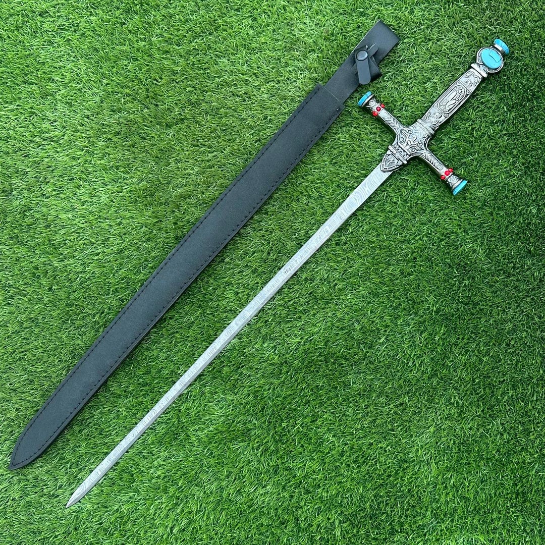 Rare Hand Forged Handmade Scottish Claymore Sword Highland Claymore ...