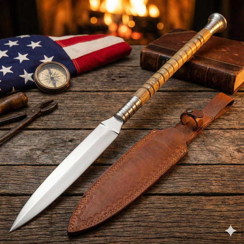 Medieval Walking Staff | Decorative Metal Blade Pole | Historical ...