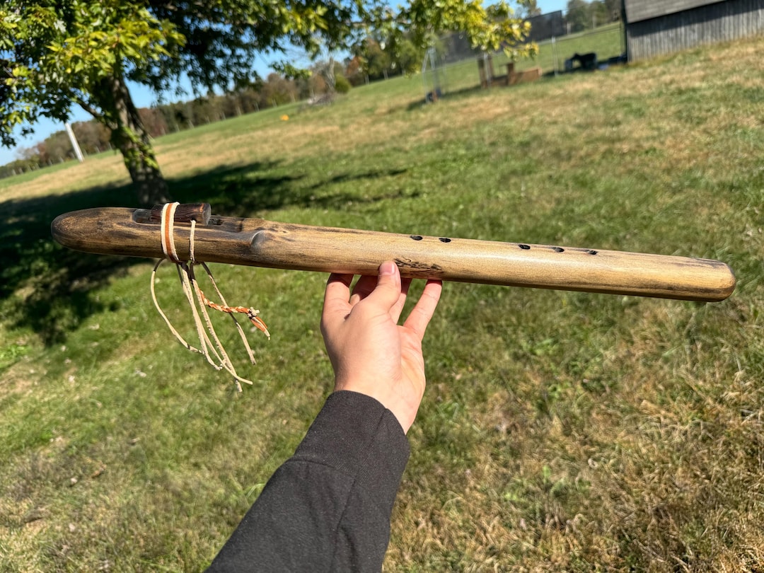 Native American Flute in Bass D Made From Pine With Oiled Finish. - Etsy