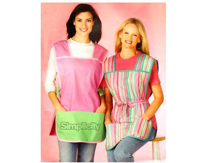 Easy Cobbler Apron Sewing Pattern Simplicity 4734 Womens Sizes 10 to 20 ...