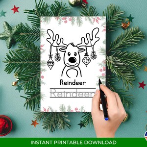 20 Printable Christmas Activities, Christmas Flash Card Bundle, Kid's ...