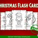 20 Printable Christmas Activities, Christmas Flash Card Bundle, Kid's ...