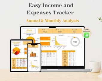 Apple Numbers Expense Tracker: Easy Budgeting for Mac, Iphone, iPad ...