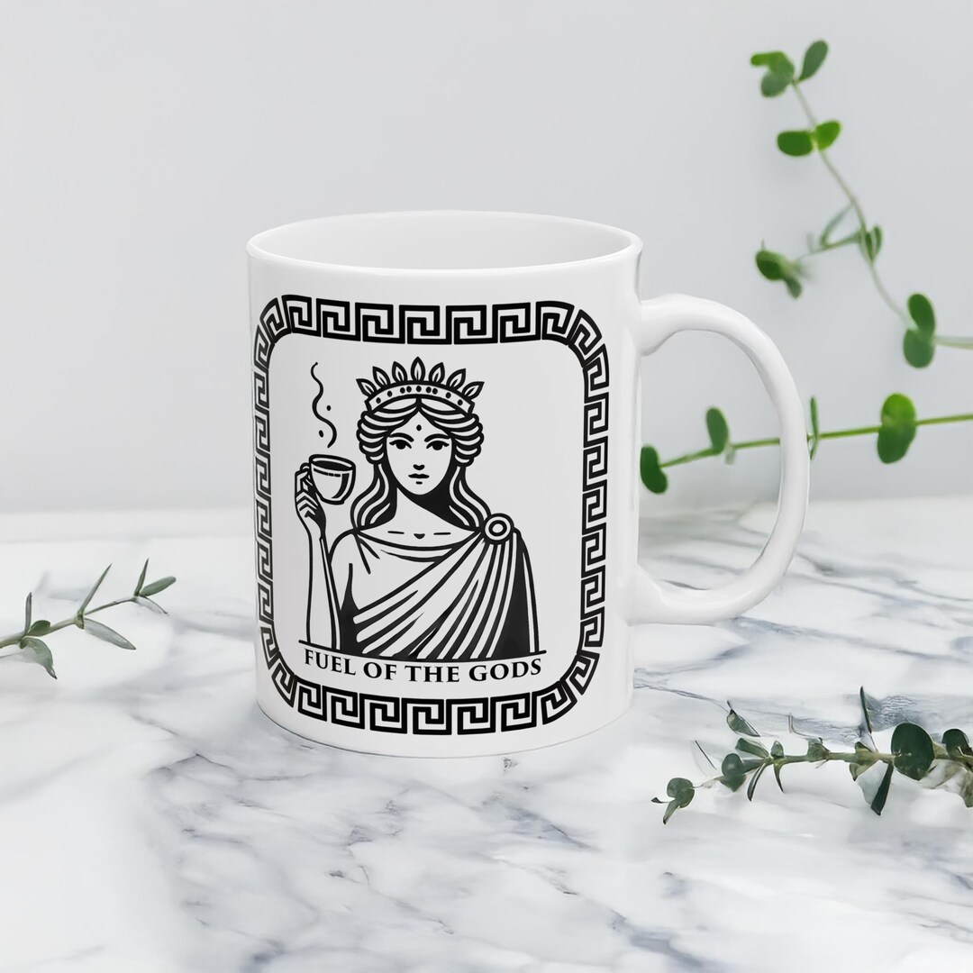 Hera Greek Goddess Mug: Queen of Olympus Ceramic Coffee Cup - Etsy