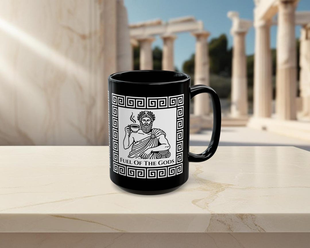 Zeus Coffee Mug: Greek God Mythology Art - Ancient Olympus Decor - Etsy UK