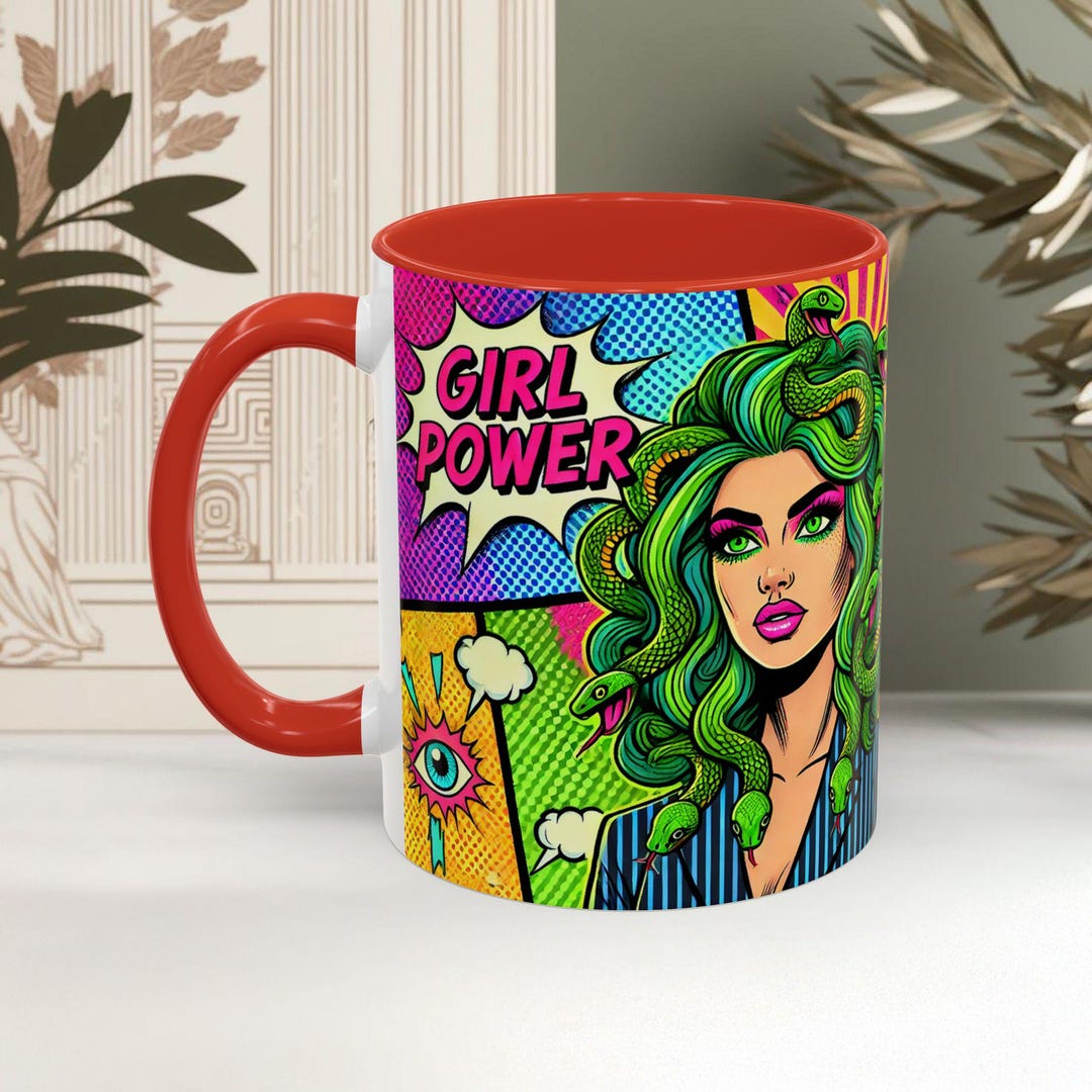 Medusa Mug: Empowering Greek Mythology Coffee Cup for Feminists and ...