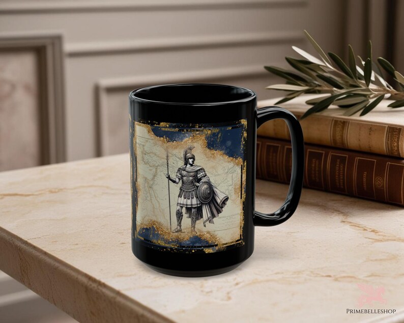 Alexander the Great Mug Ancient Greek Warrior Coffee Cup Strategist ...
