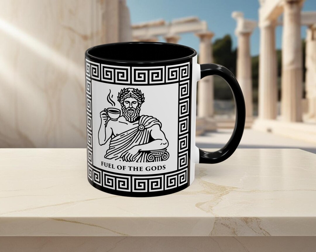 Greek Mythology Zeus Coffee Mug, Funny Ancient Greece Gift, God of ...