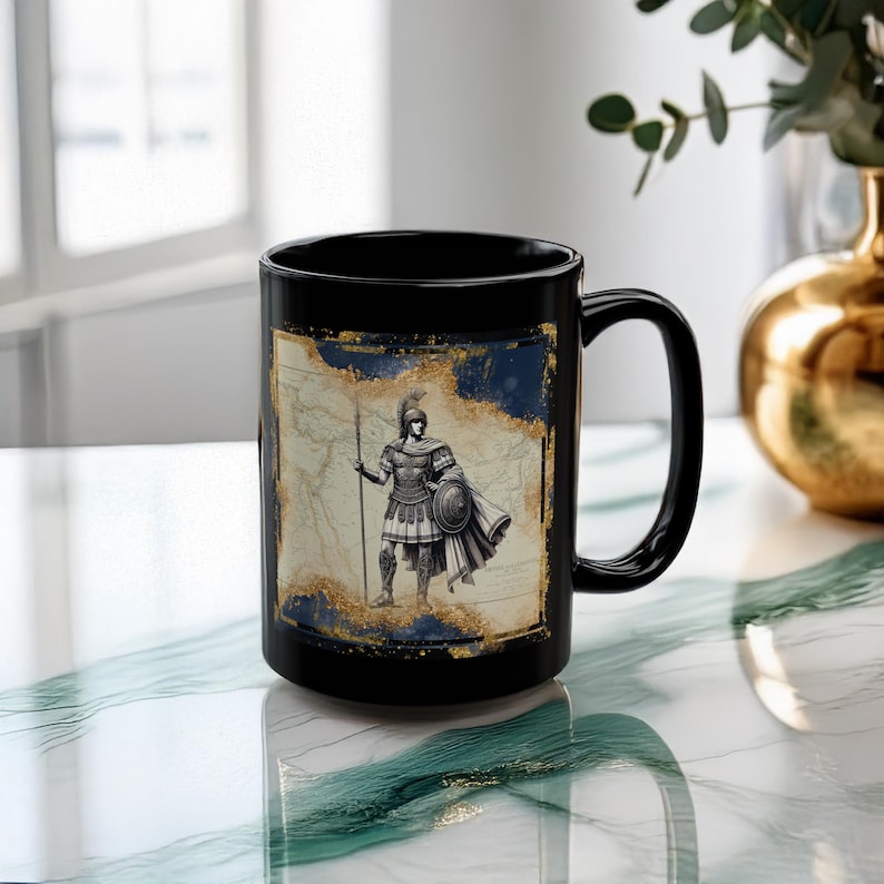 Alexander the Great Mug Ancient Greek Warrior Coffee Cup Strategist ...