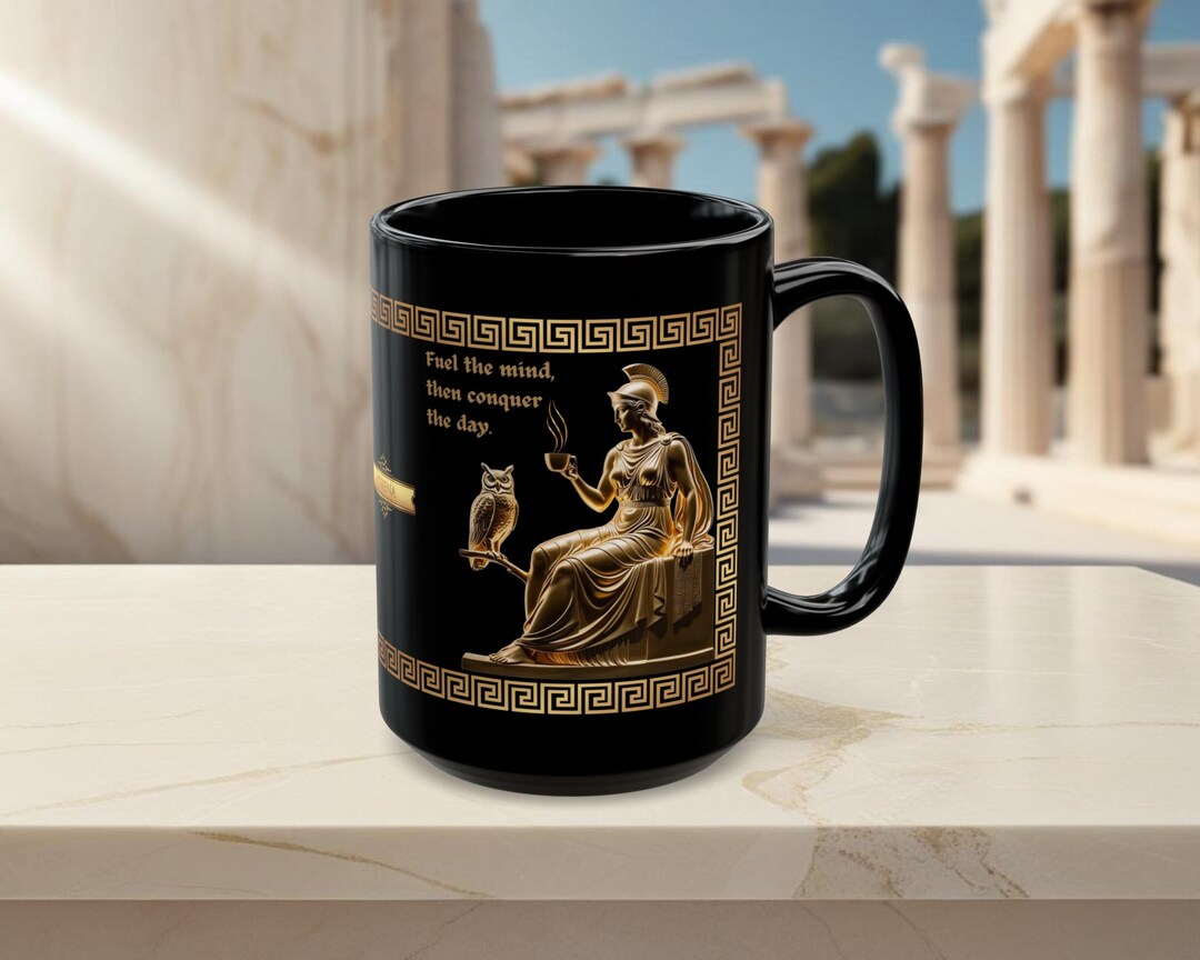 Personalized Athena Mug – Greek Goddess Coffee Cup, Mythology Gift for ...