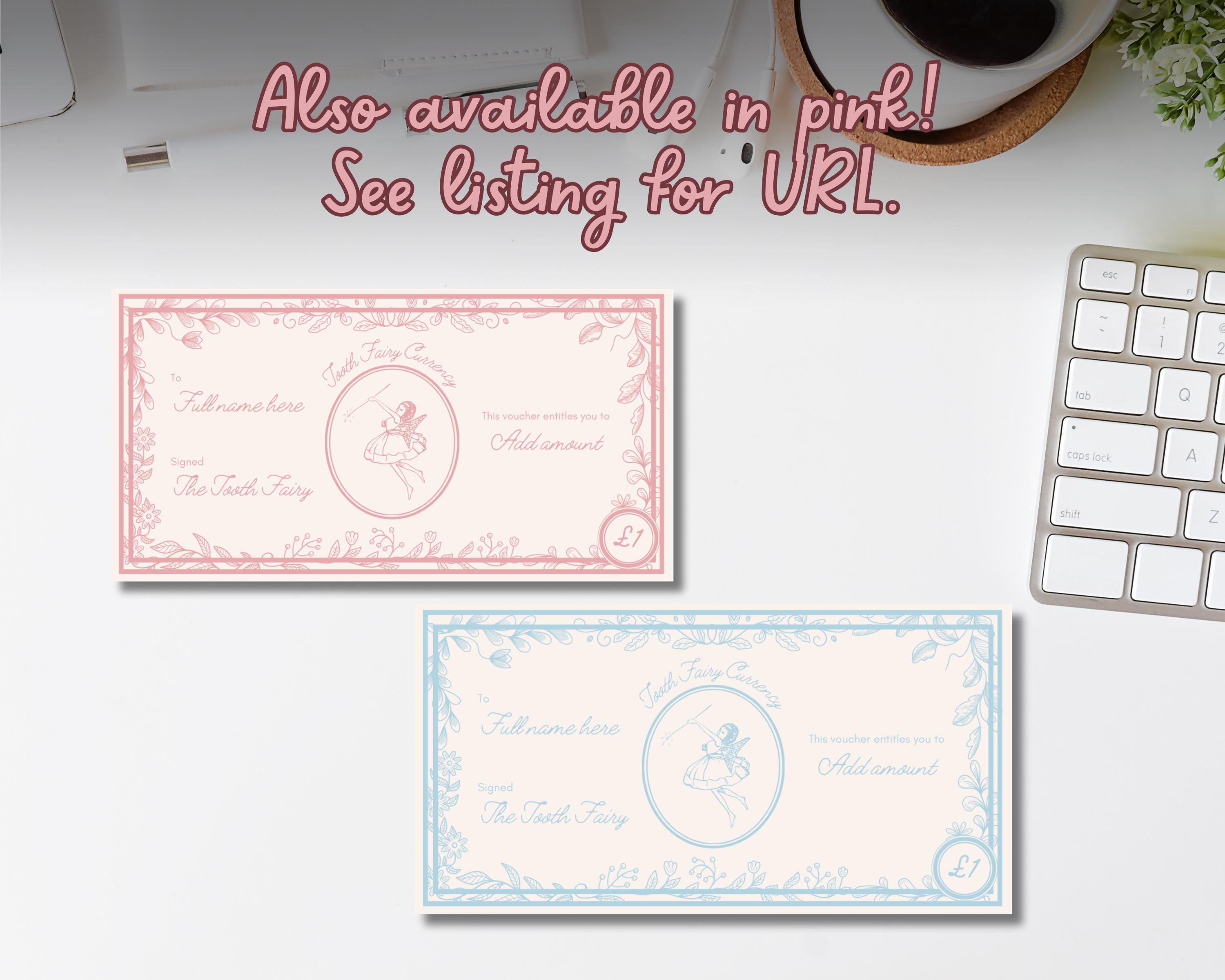 Editable Tooth Fairy Currency Money Template, Printable Tooth Fairy ...