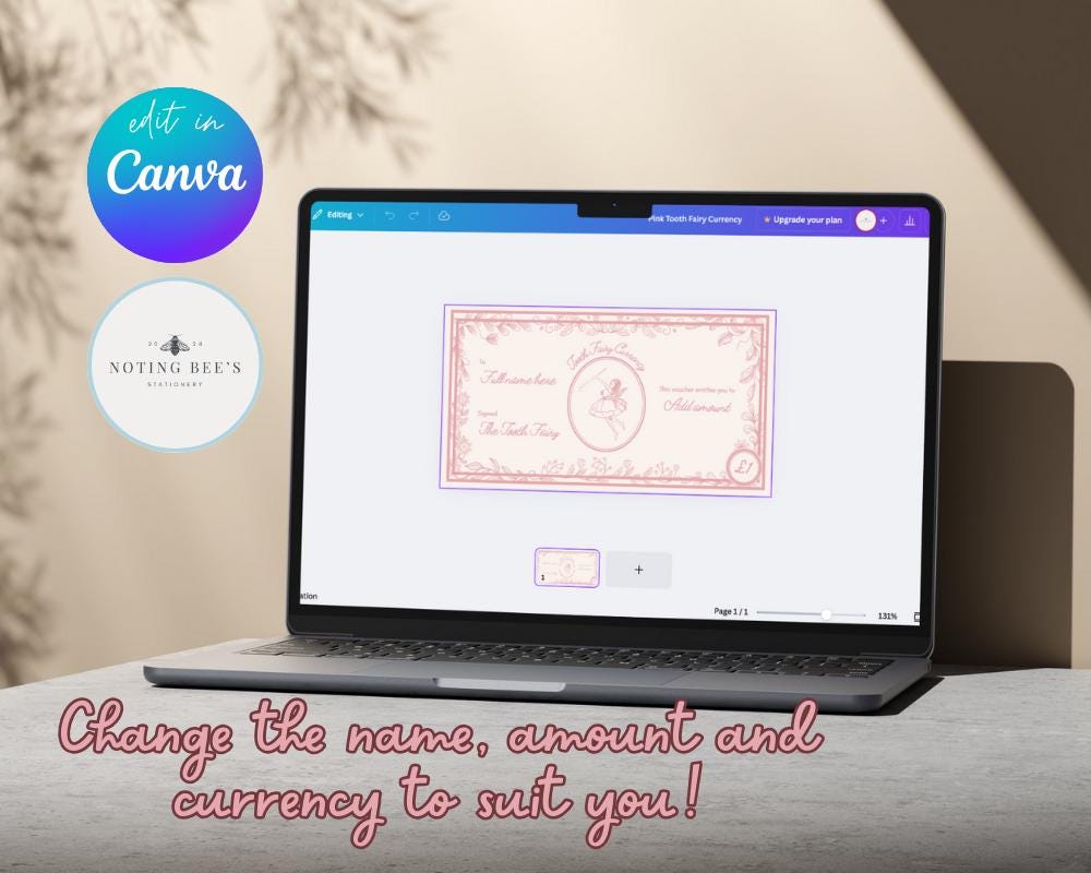 Editable Tooth Fairy Currency Money Template, Printable Tooth Fairy ...