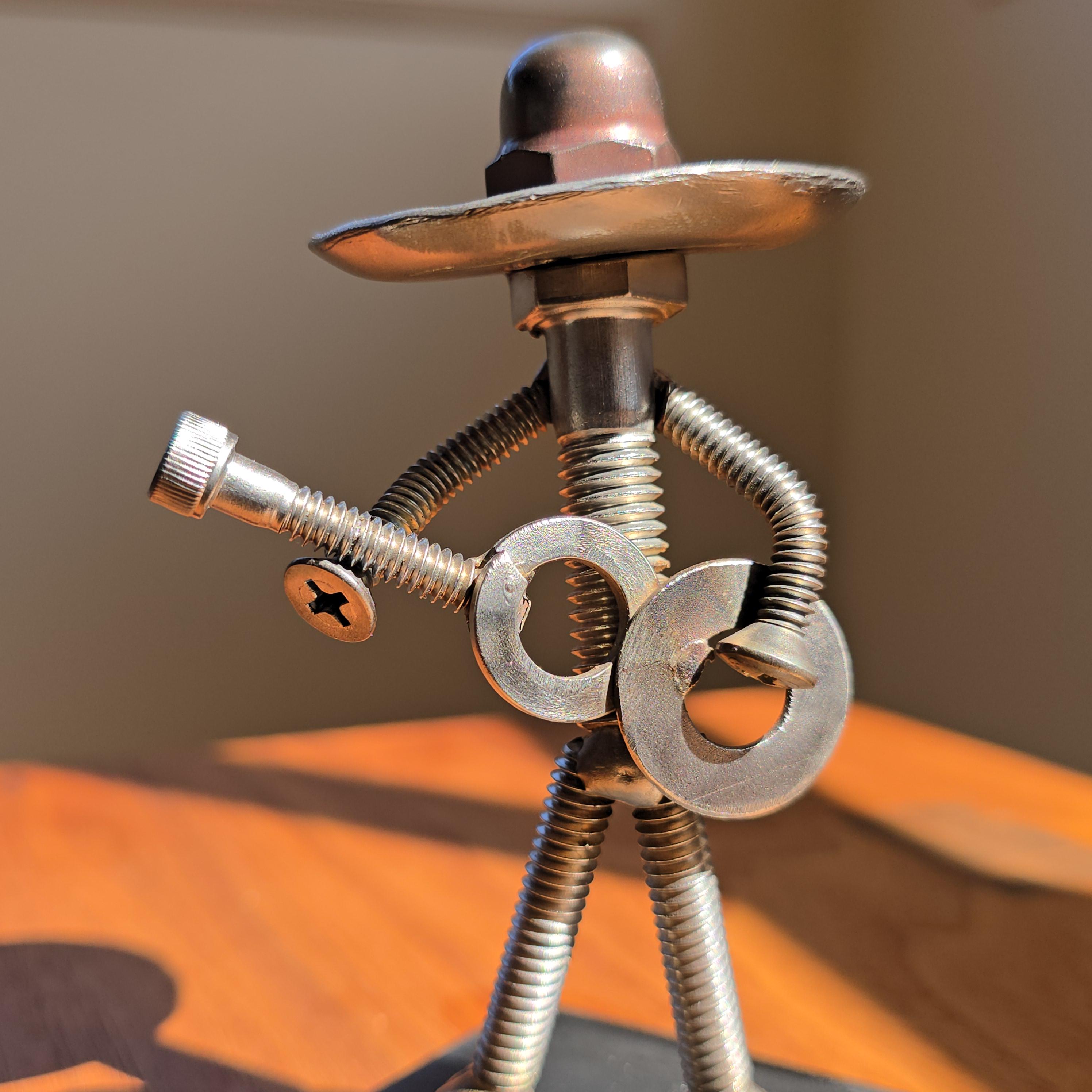 Metal Mariachi Man Sculpture Welding Metal Art ONLY ONE - Etsy