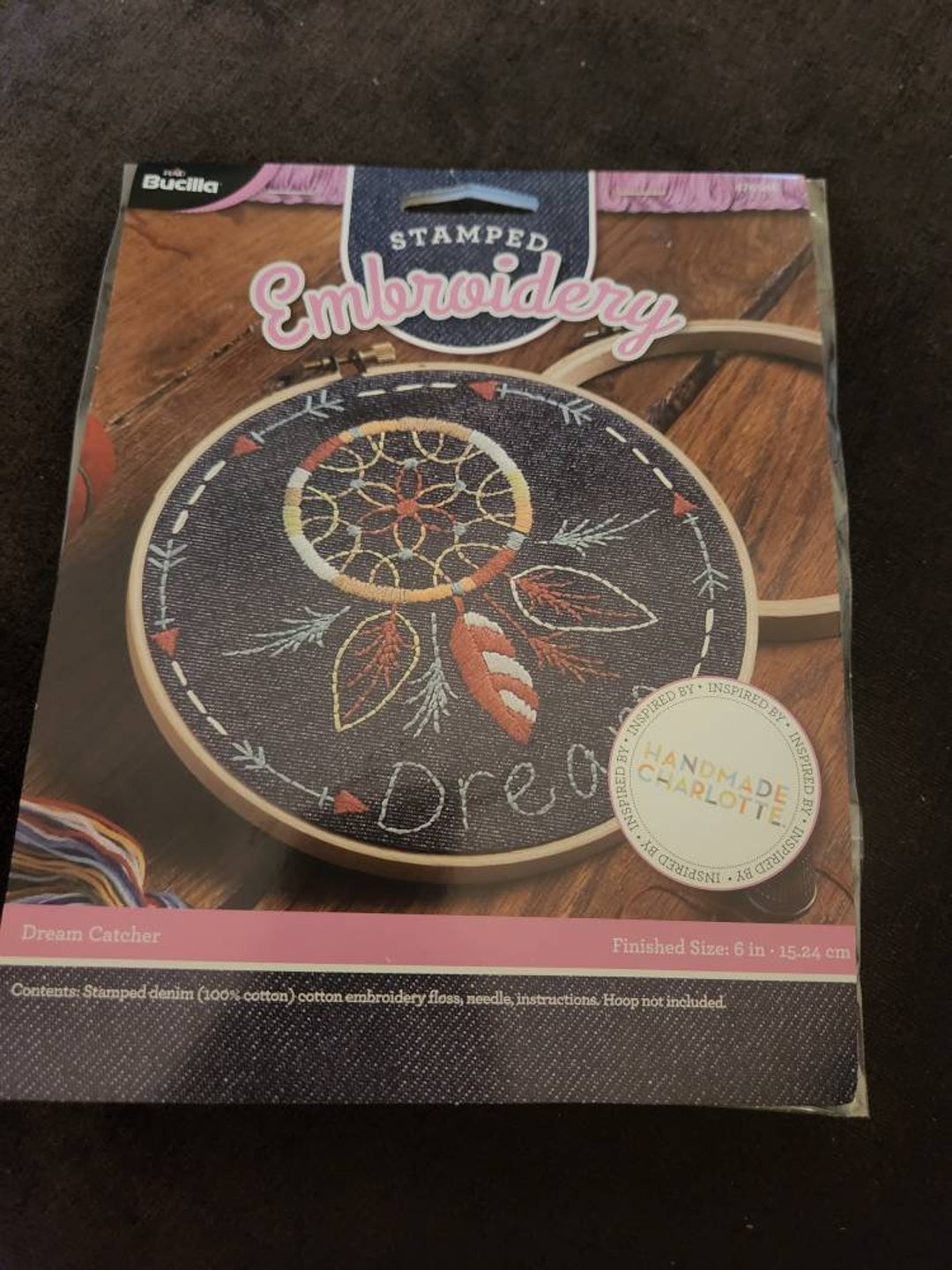 Dream Catcher Stamped Embroidery Kit - Etsy