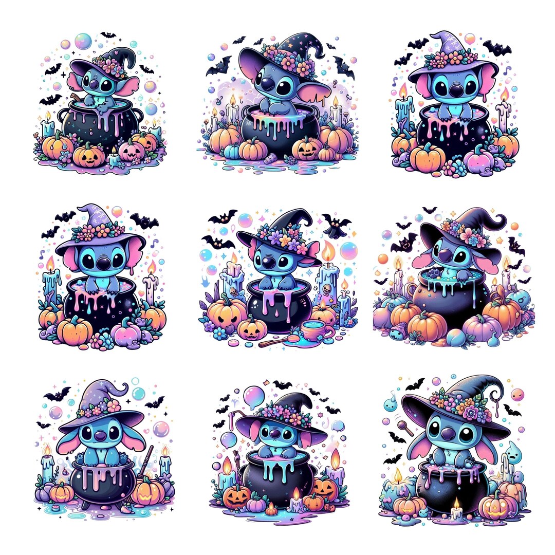 17 Stitch Halloween Png, Scary Stitch, Printable Stitch, Halloween Png ...