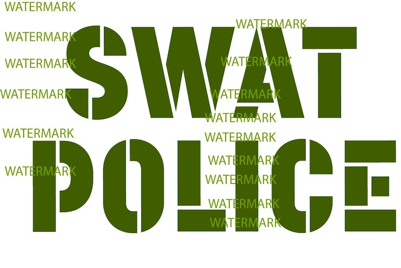 Swat, Police, Green, Yellow, Black, Text, Font, Customization, Png, Jpg ...