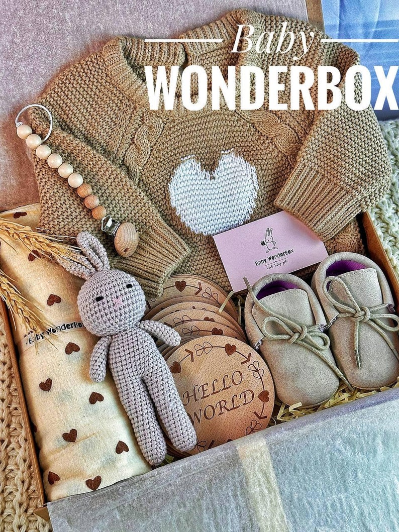 NEW* Baby Gift Box, Baby Shower Gift, Baby Present, New Mom Gift, Baby ...
