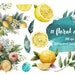 Digital Watercolor Lemonade Clipart Elements, Instant Download ...
