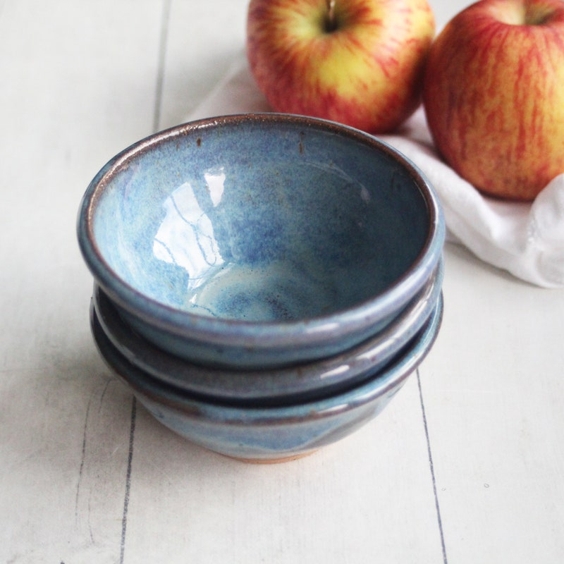 Blue Ceramic Bowls - Etsy