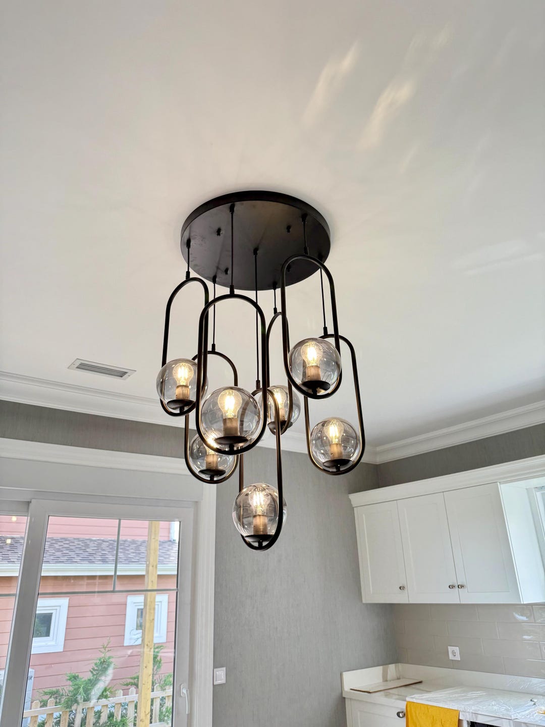 Modern Pendant Lamp, Pendant Light, Elegant Lamp, Blown Glass Pendant ...