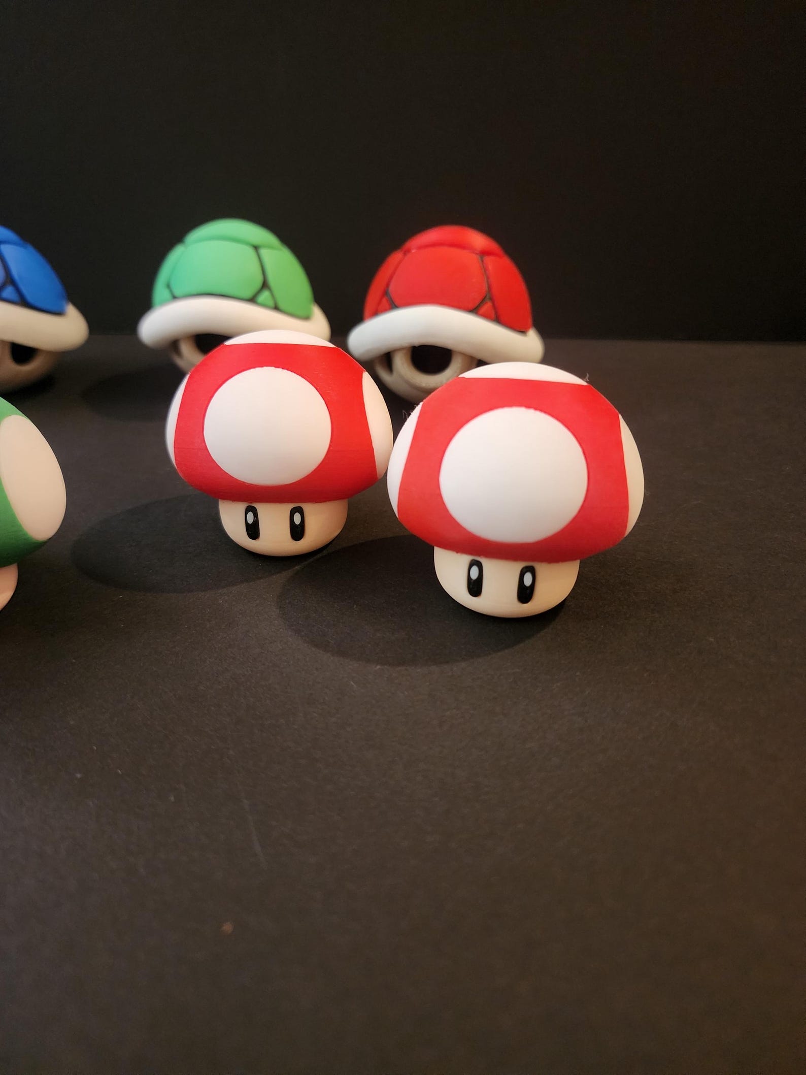 Charming Super Mario Mushrooms - 3D Printed Collectibles - Etsy