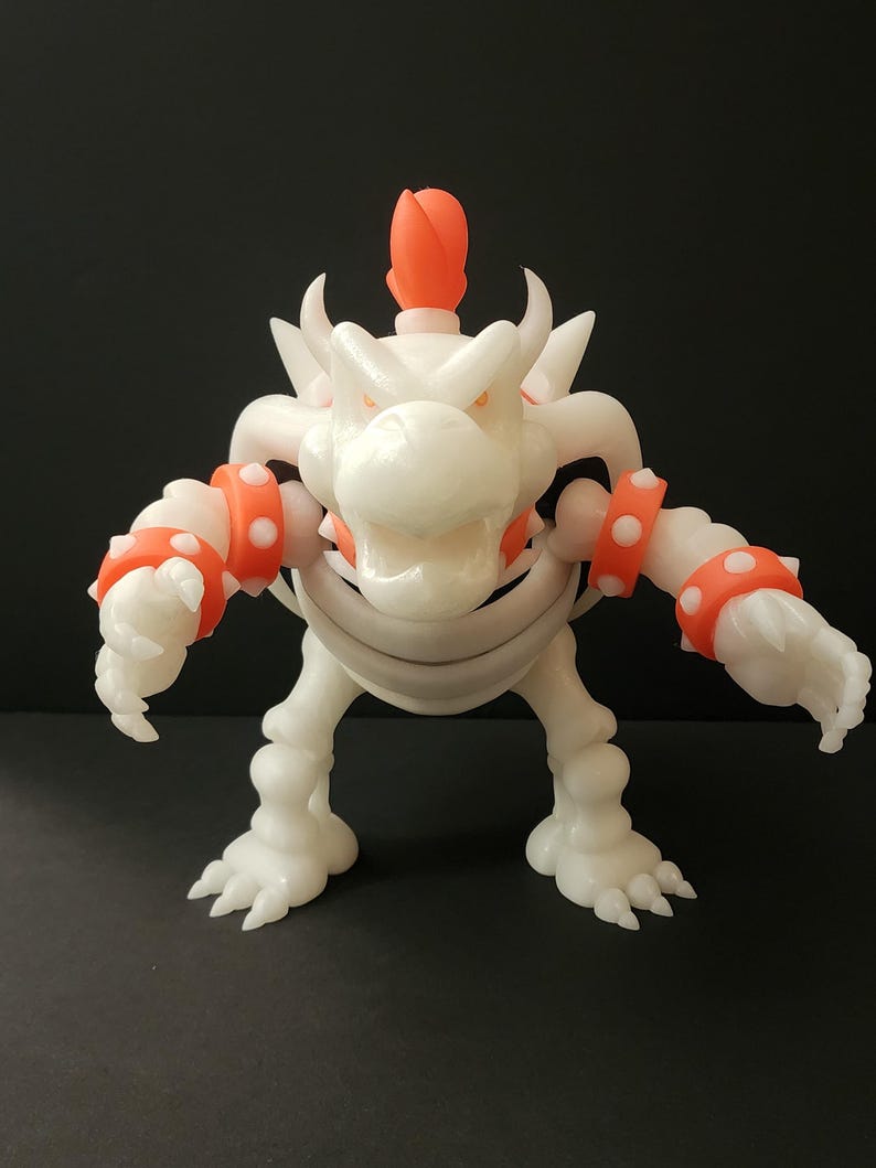 DRY BOWSER (mega-glow in the Dark) 3D Printed - Etsy