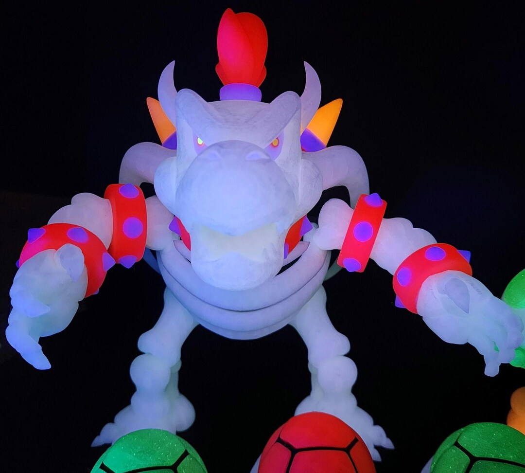 DRY BOWSER (mega-glow in the Dark) 3D Printed - Etsy