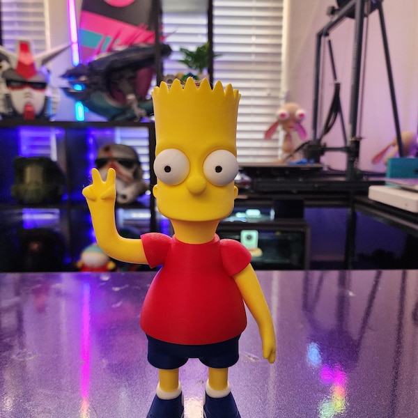 Realistic Bart Simpson Charlie Kirk - Etsy Canada