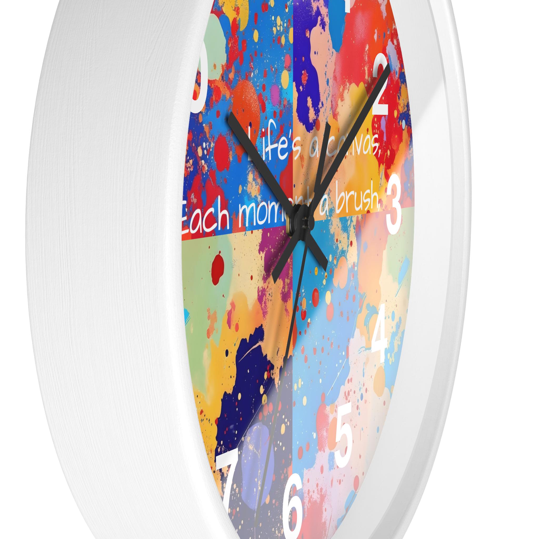 Colorful Wall Clock, Living Room Decor, Home Decor, Purposeful ...